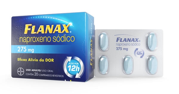 Flanax® 275mg Analgésico Dia A Dia Para Alívio Da Dor Flanax®